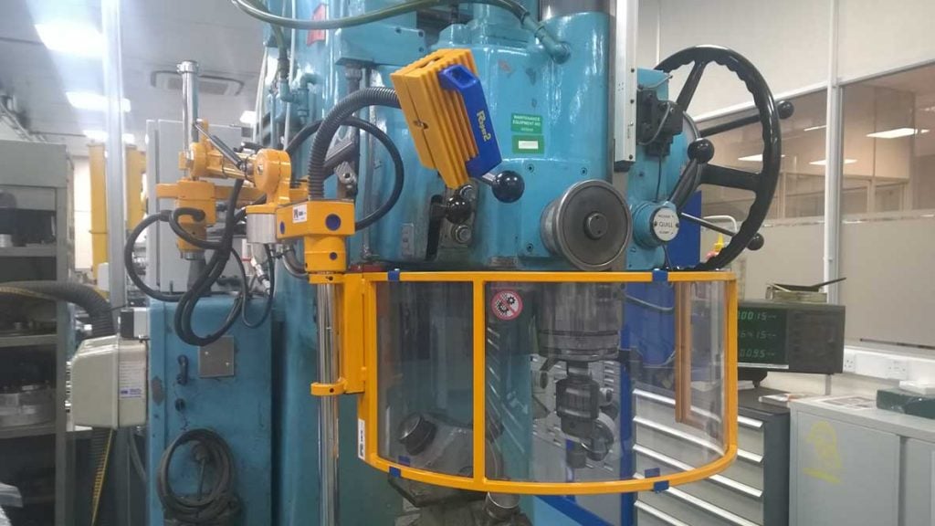 FAB Milling Machine Guard | PUWER Machinery Guarding