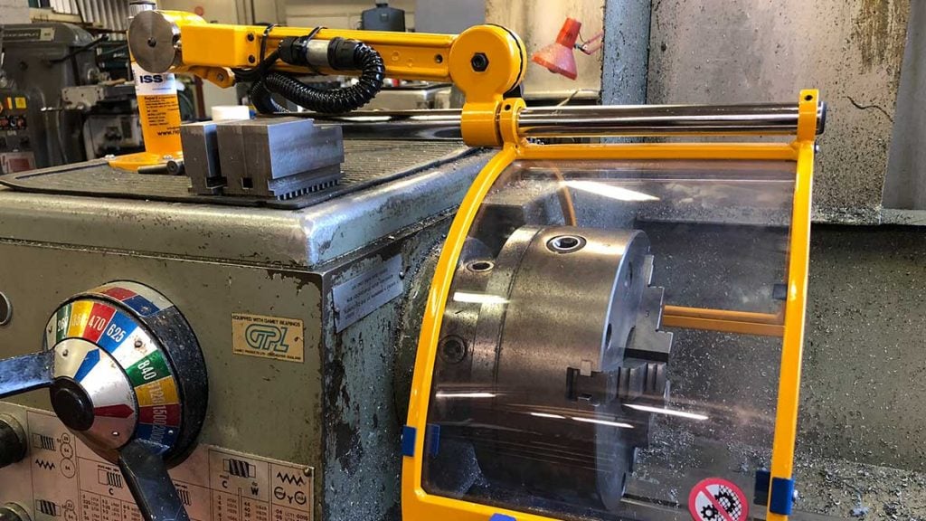 1PT Chuck Guard | Easy gas assisted lift | Lathe Guards