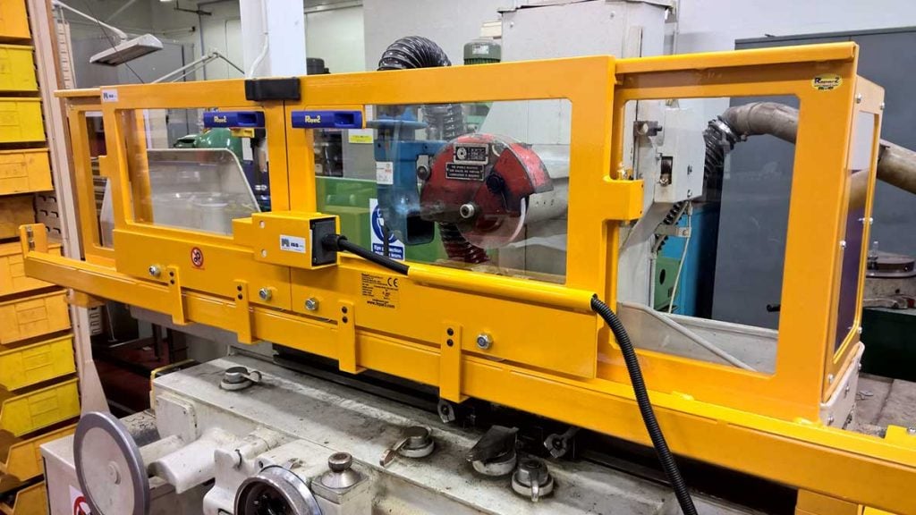 TA Sliding Surface Grinder Guard | PUWER Machinery Guarding